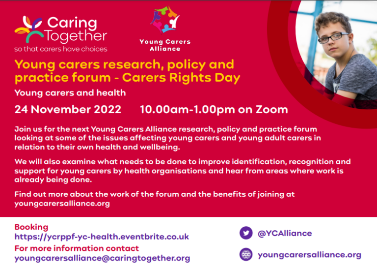 Young Carers Research Policy And Practice Forum Young Carers And